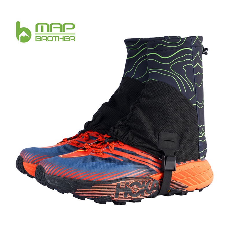 MAP BROTHER Trail Running Gaiters Mens Womens Waterproof Ankle Shoe ...