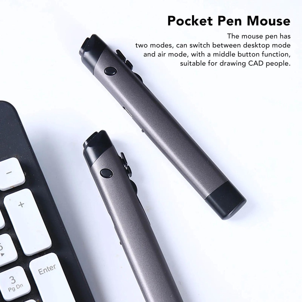 Wireless Mouse Pen 2.4G Bluetooth Optical Pocket Pen Mouse with Stylus ...