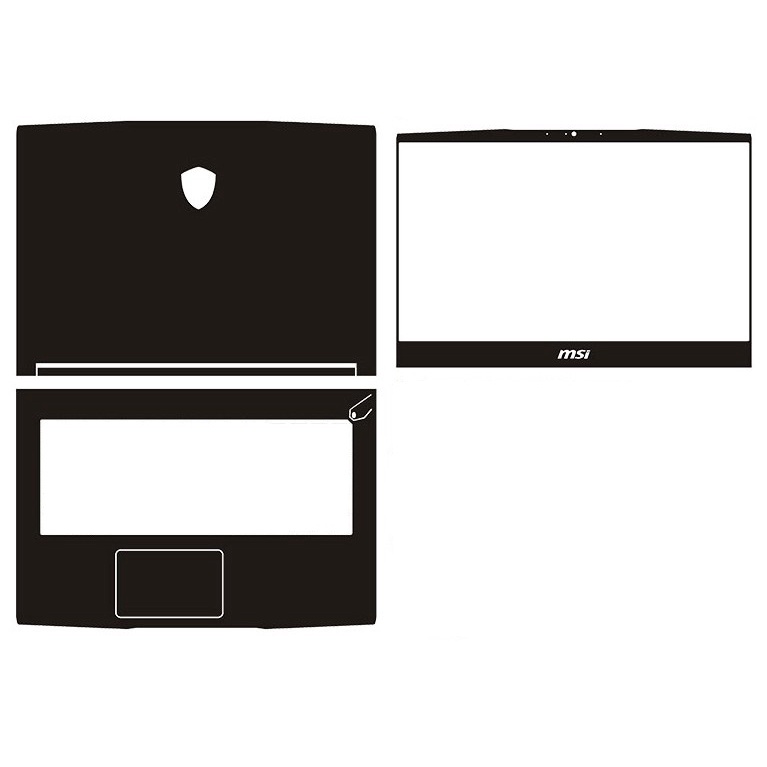 Customized Style Size Multiple Color Materials Pre-cut Laptop Skin ...