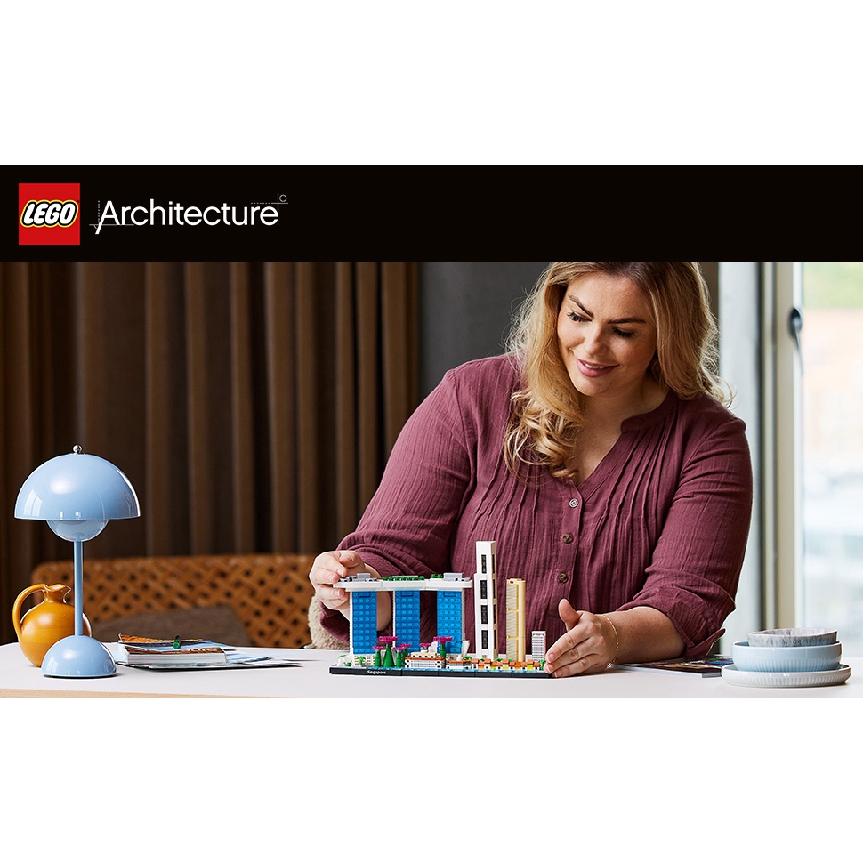 (SG) LEGO Architecture Singapore 21057 Building Set-Skyline Collection ...