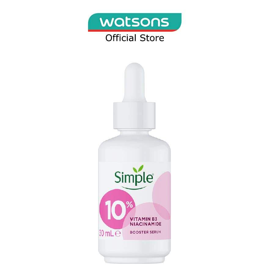 SIMPLE Booster Serum 10% Niacinamide (Vitamin B3) Deeply Hydrates And ...