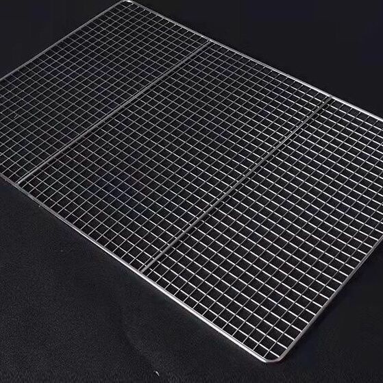 Rectangular Barbecue Net Oven Rack Disposable Barbecue Wire Fried Drip ...