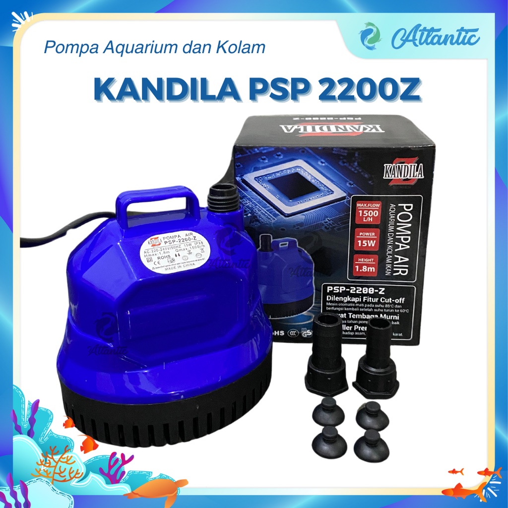 Kandila PSP 2200 Z ROSSTON PSP 2200 15W 1500L/H Auto Cut Off Pompa Air ...