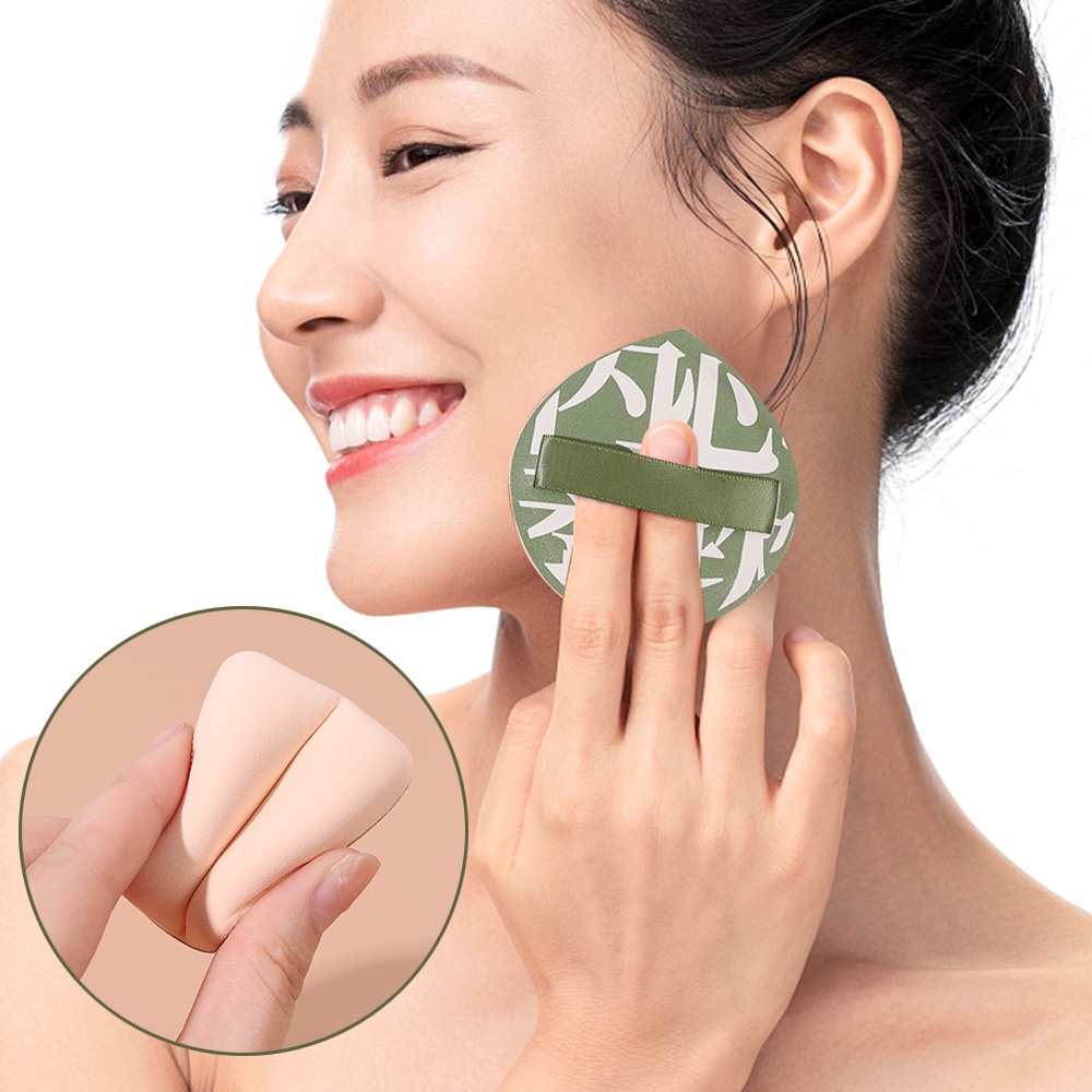 Triangular & Round Makeup Powder Puff – Soft Air Cushion, Wet & Dry ...