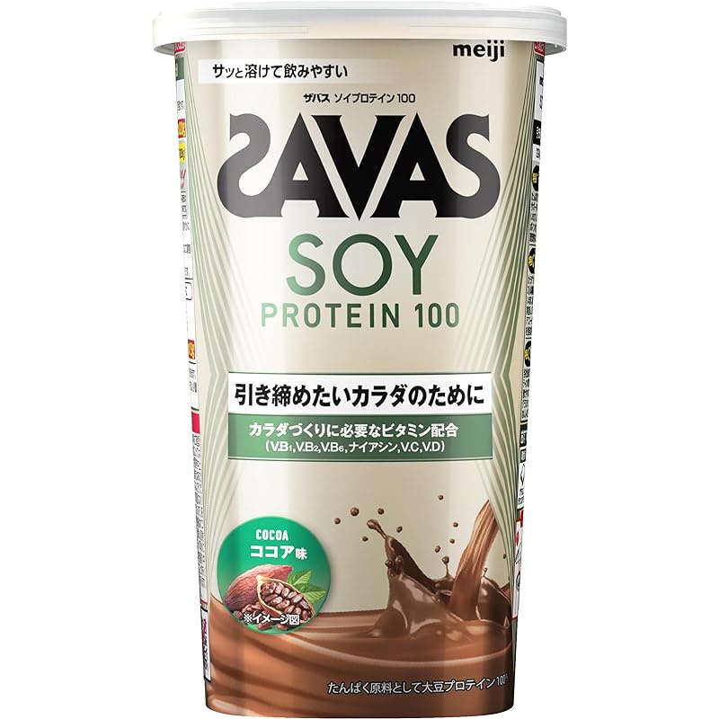 【Direct from Japan】SAVAS (SAVAS) Soy Protein 100 Cocoa Flavor 224g ...