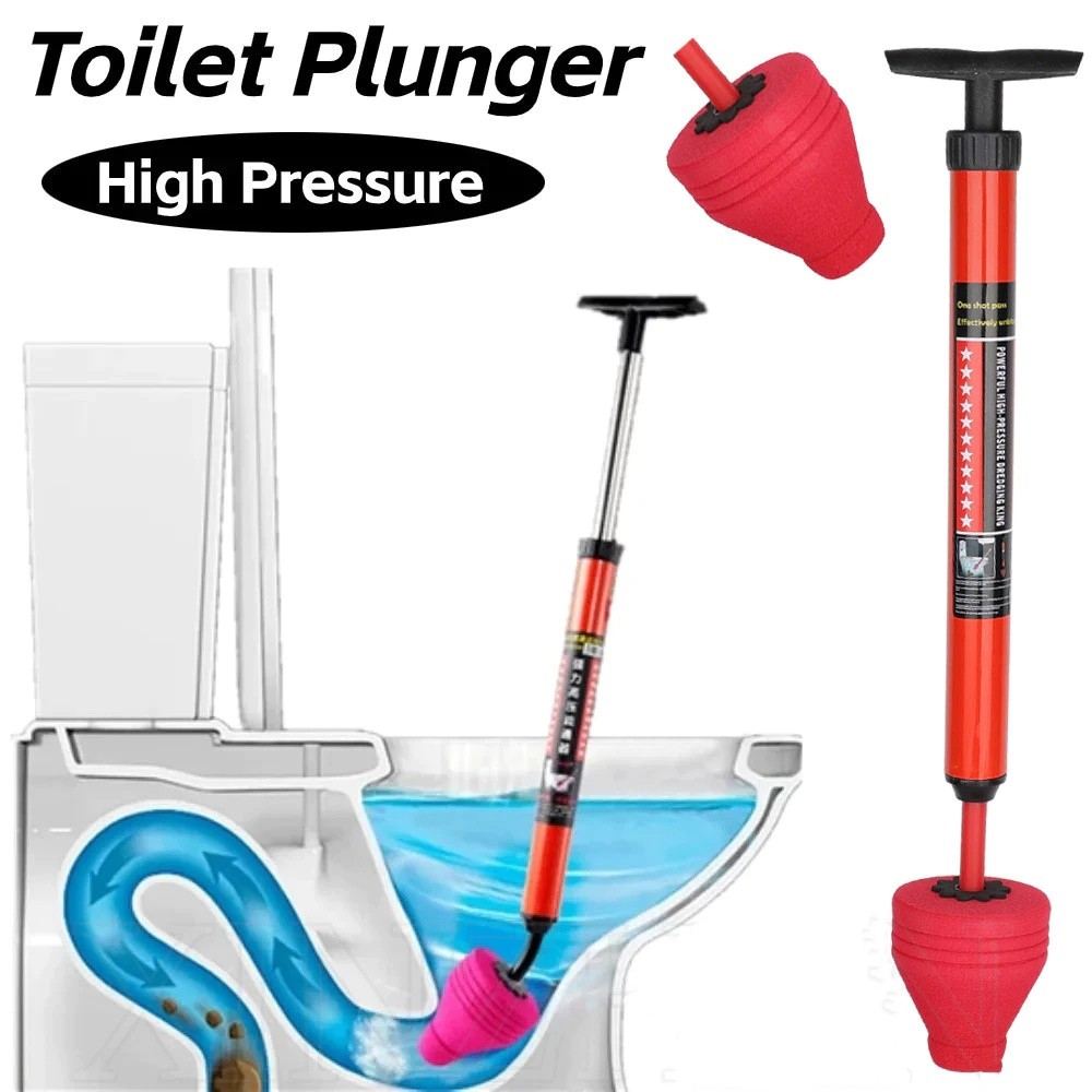 High Pressure Toilet Plunger Quickly Unblock One Shot Air Drain Pipe ...