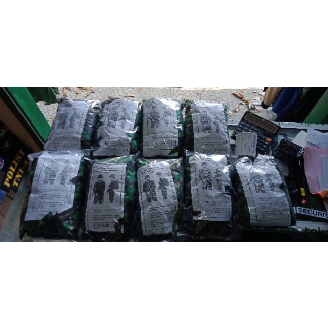 Samaran Backpack And Helmet Disguise tni One set Of Disguises For tni ...