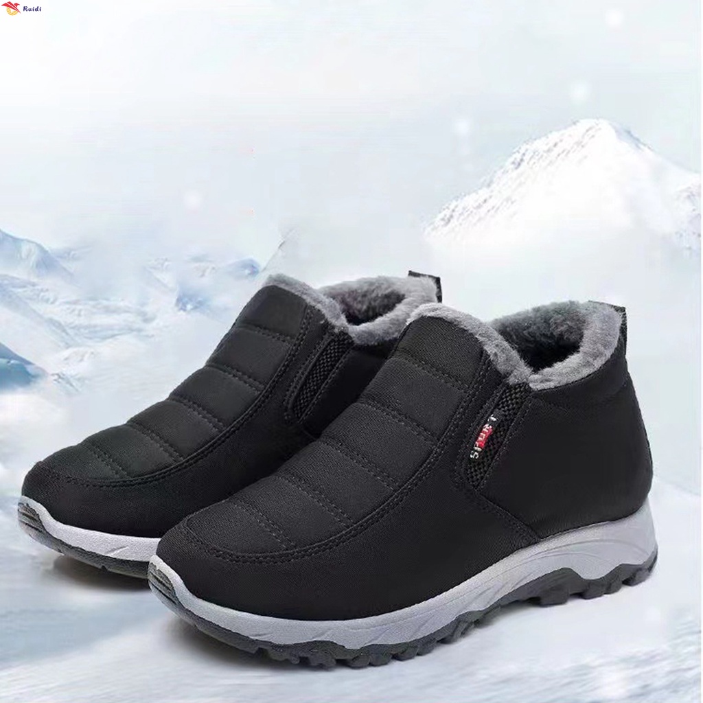 Woman Winter Warm Snow Boots Leisure Winter Warm Shoes | Shopee Singapore