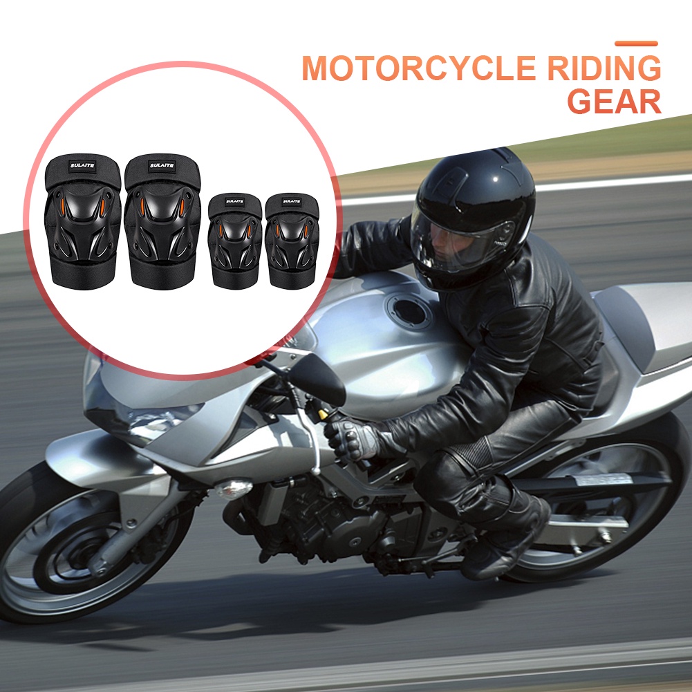 Motocross Knee Pads Adjustable Motorbike Knee Guard Anti-fall for ...