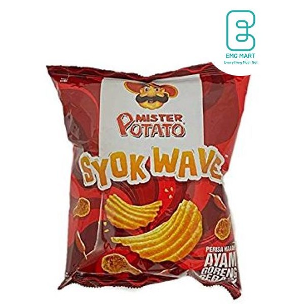 Mister Potato Syok Wave Fiery Fried Chicken 65g | Shopee Singapore