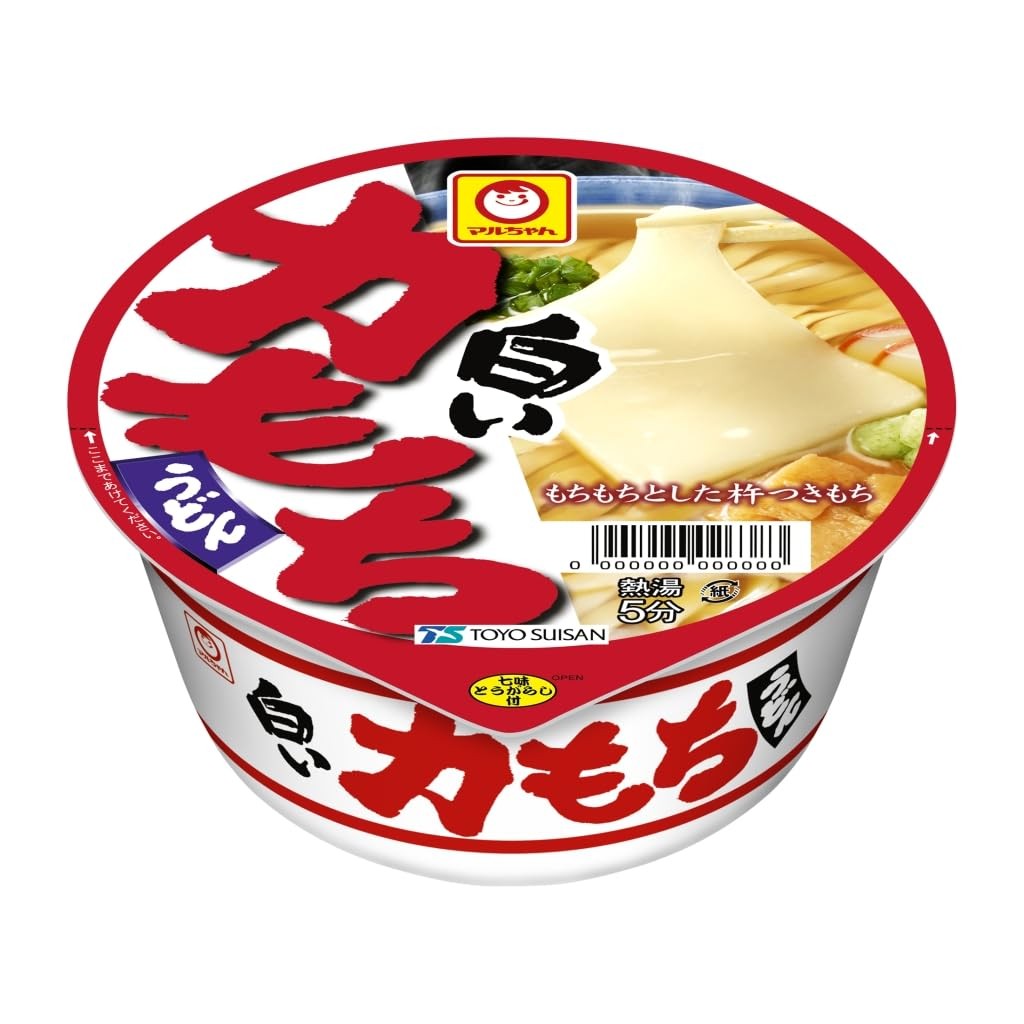 Maruchan White Mochi Udon (109g x 12 Pack) - Instant Cup Noodles with ...