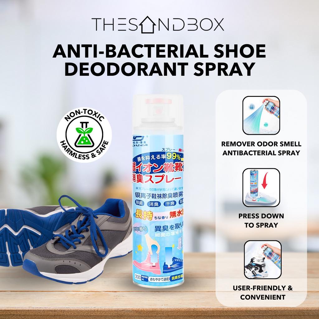 Shoes Deodorant Spray - Antibacterial, Long-Lasting Odor Removal ...