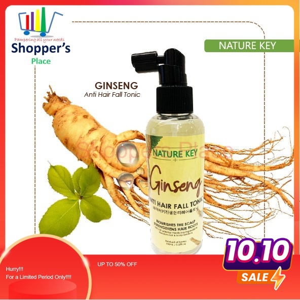 NATURE KEY Anti Hair Fall Tonic Treatment 150ml | Shopee Singapore