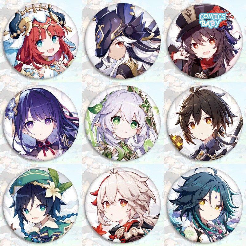 Genshin Impact Game 44MM Nahida Klee Yoimiya qiqi Wanderer KeQing Venti ...