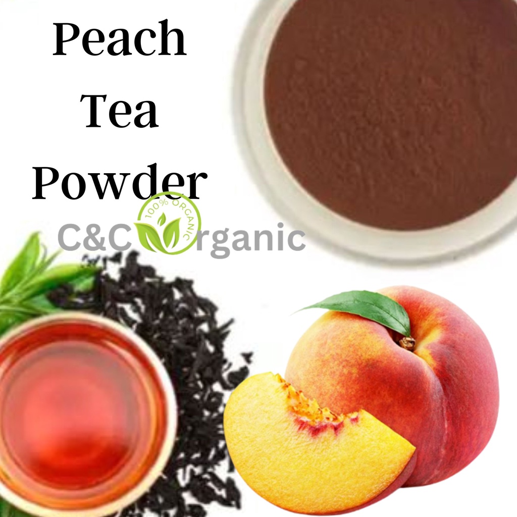 Peach Black Tea Powder 1KG BORONG WHOLESALES 批发 白桃红茶粉 instant 100% ...