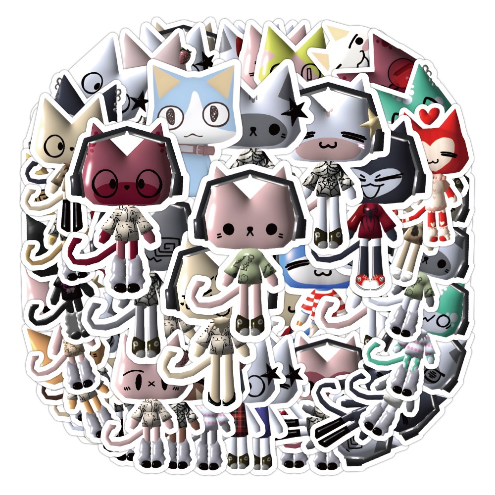50PCS Cute Cartoon Inoue Toro Waterproof Graffiti Stickers For Helmet ...