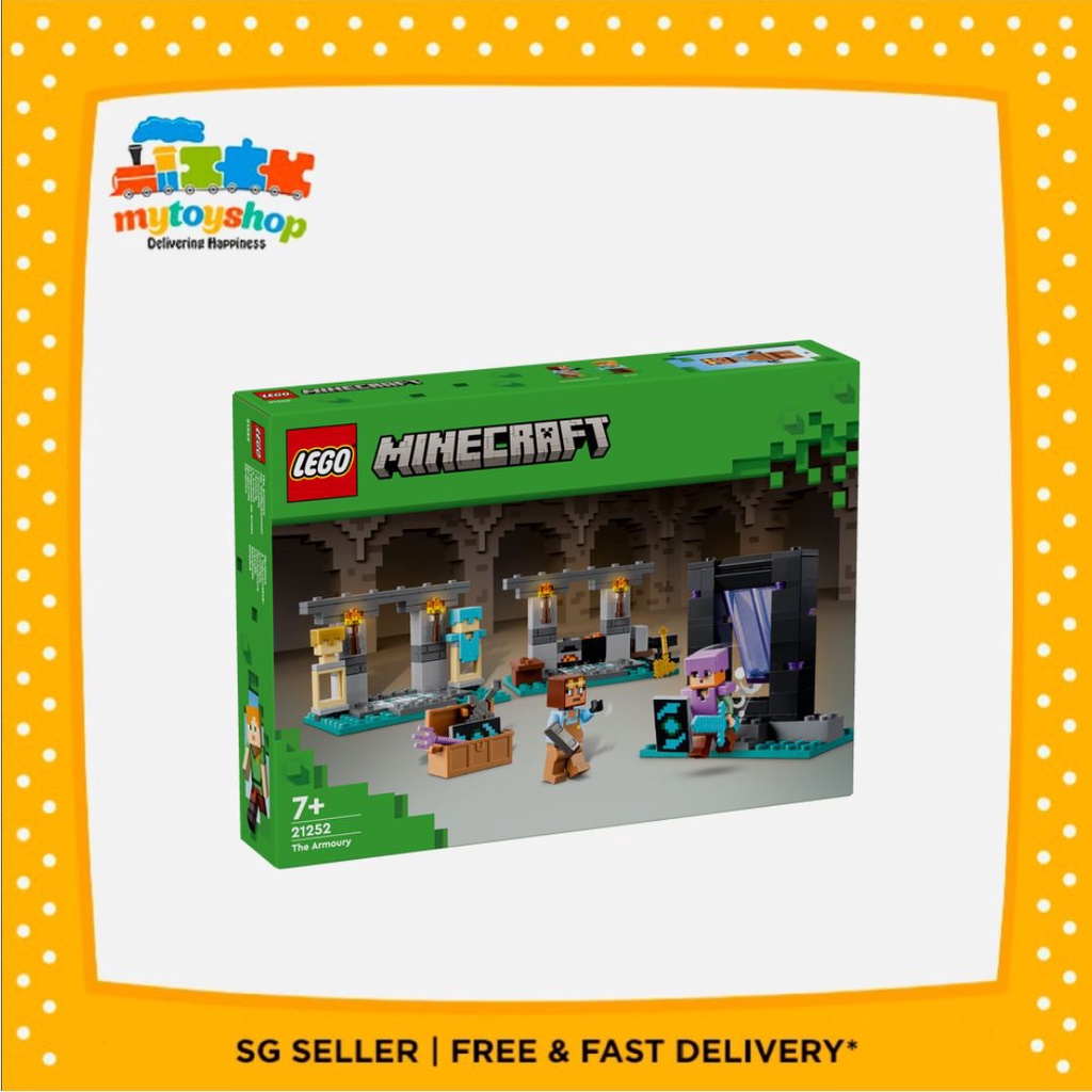 LEGO 21252 Minecraft The Armoury | Shopee Singapore