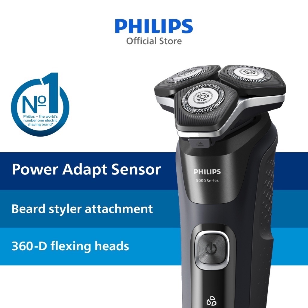 PHILIPS 5000 Series Wet & Dry Electric Shaver – S5898/17 | Shopee Singapore