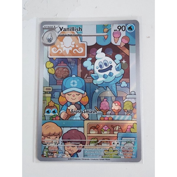 Pokemon vanillish illustration rare paradox rift card | Shopee Singapore