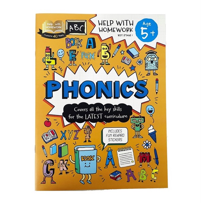 Phonics Educational Workbook for Kids (Age 5+) To Learn Reading with ...
