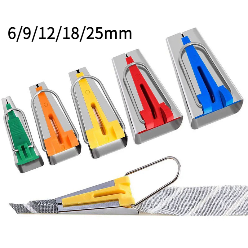 Set Whitelotous of 4 Fabric Bias Tape Maker Binding Tool Sewing ...
