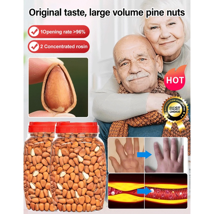 【Hot Sale】Northeast openended red pine nuts in bulk handpeeled large ...