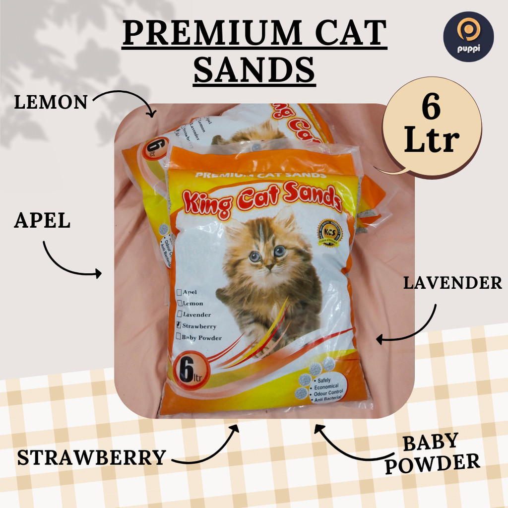 Premium Cat Sand Lumpy Aroma By King Cat Sand 6 Ltr Packaging ...