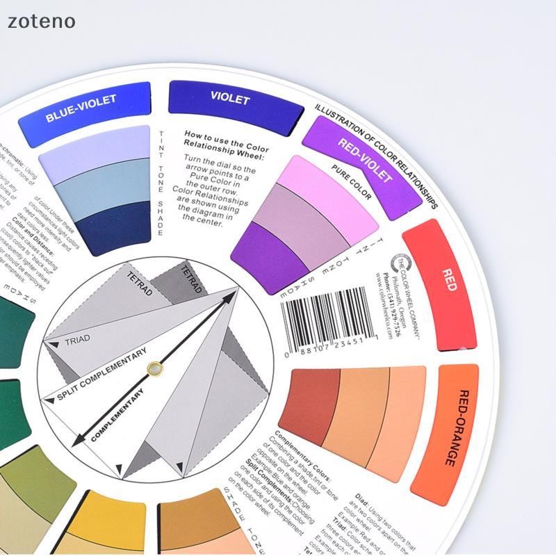 [zoteno] Professional Paper Card Design Color Mixing Wheel Ink Chart ...