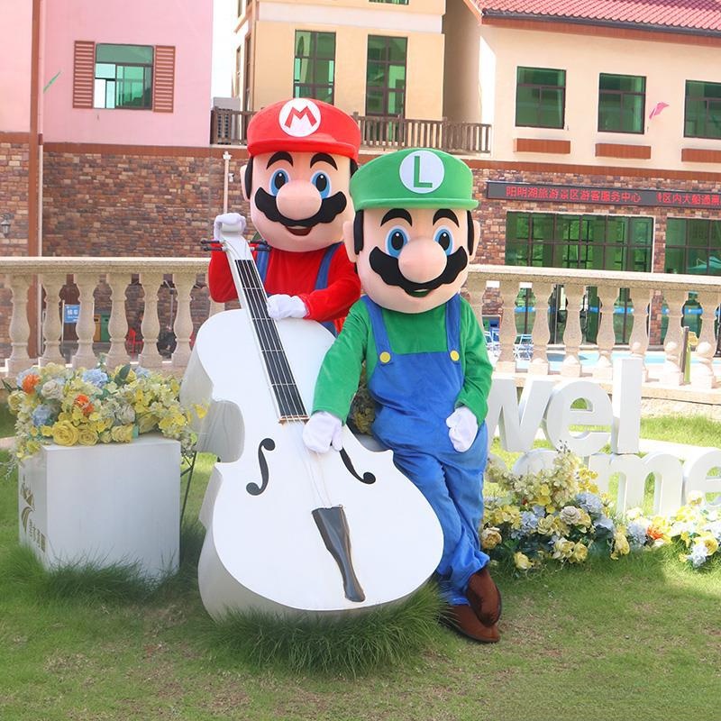 Mascot costume role play festive Party Costume Mario suit Custom Made ...