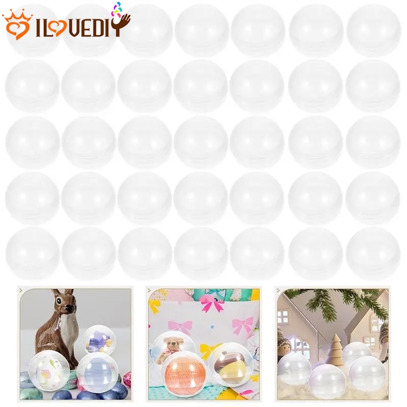 Transparent Empty Plastic Capsules Toy Egg Balls / Capsules Balls ...
