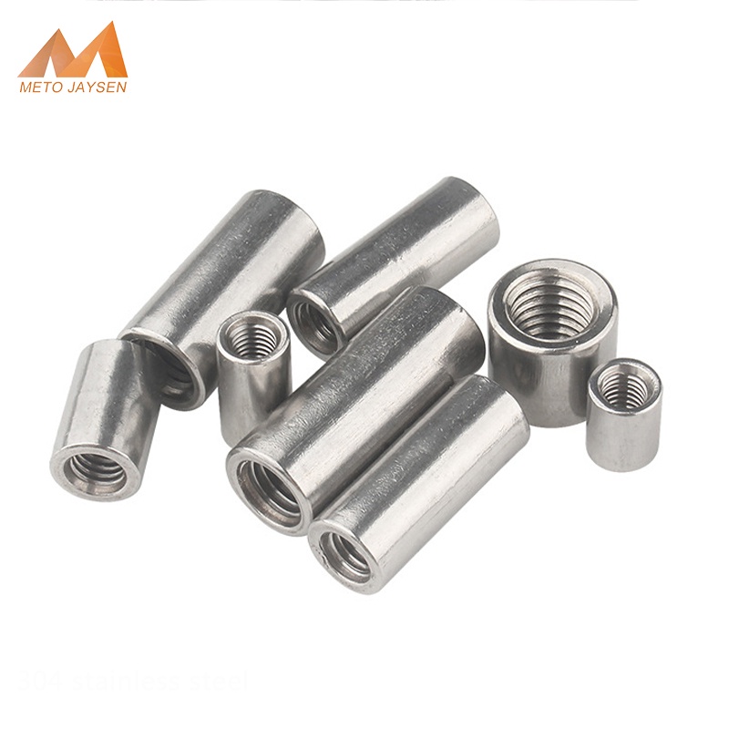 M2 M2.5 M3 M4304 Stainless Steel Round Coupling Nuts Extend Long Lead ...