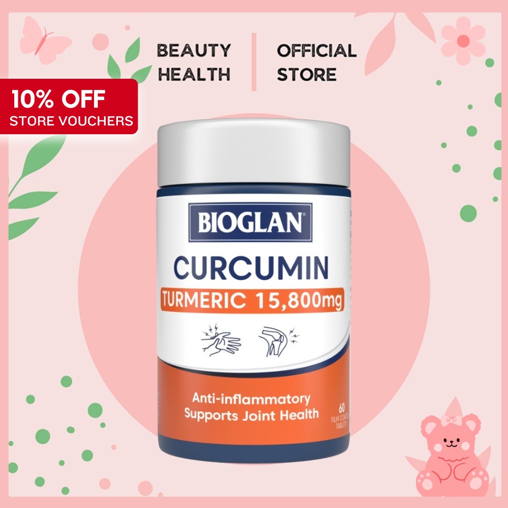BIOGLAN Curcumin Turmeric 15,800mg l 60 Tablets l Anti-inflammatory ...