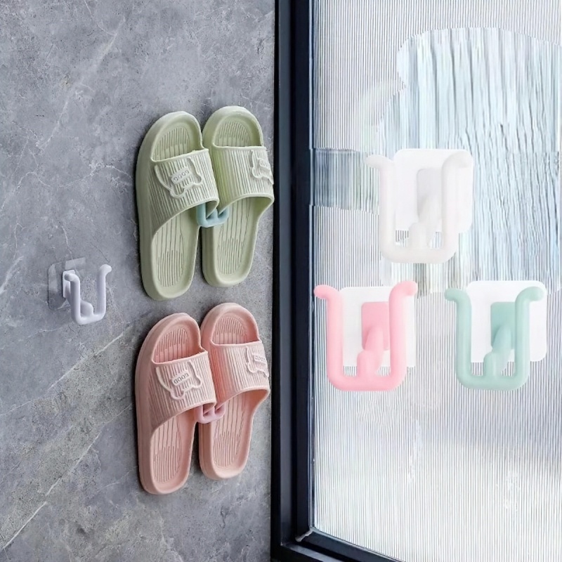 Convenient multi-purpose wall-mounted U-shaped shoe hanger, Wall ...
