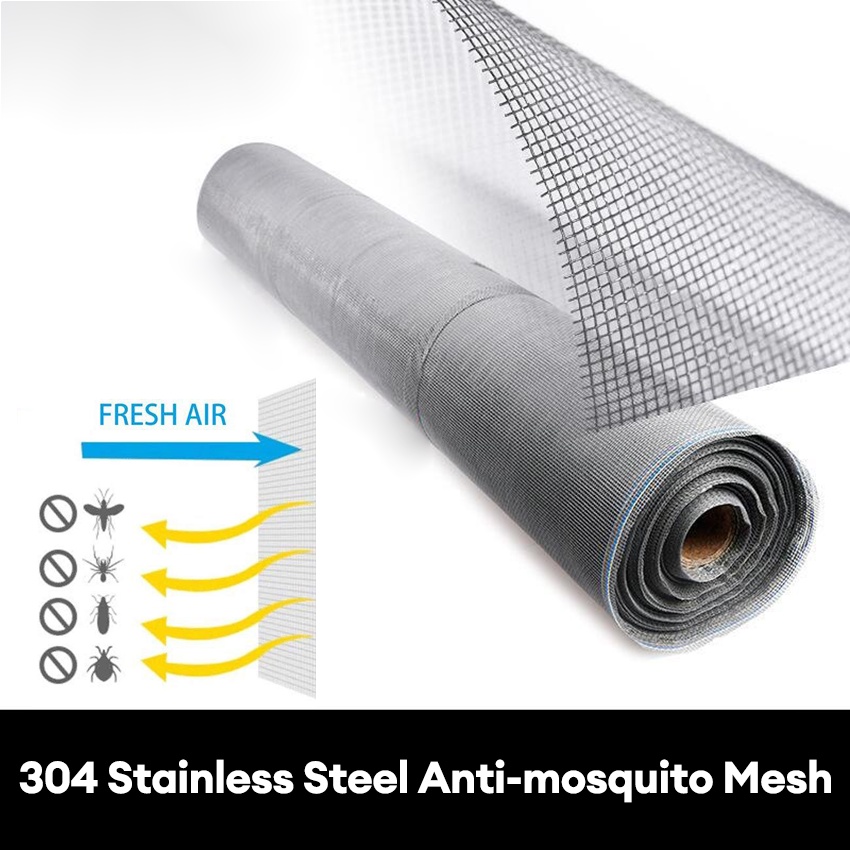 304 Stainless Steel Wire Mesh Window Mesh 18 Mesh Metal Mesh Anti ...