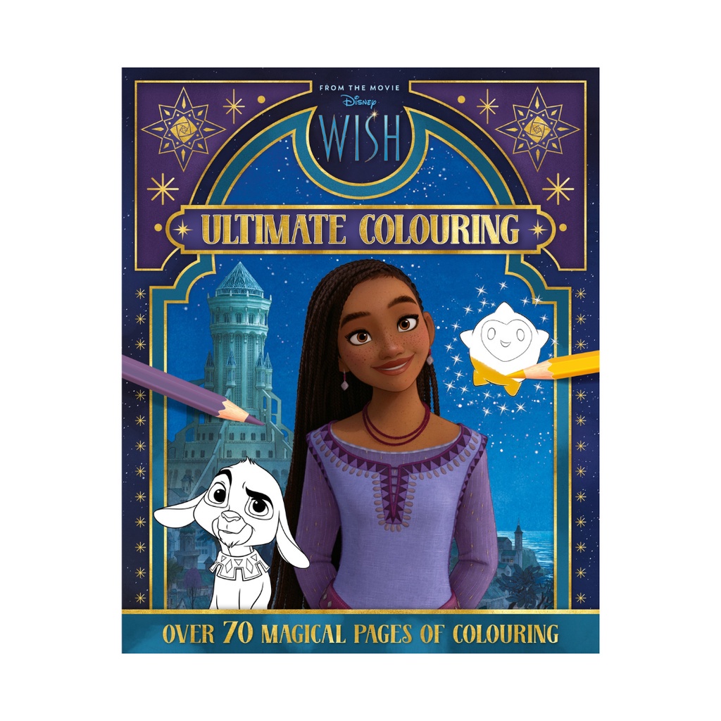 Disney Wish Ultimate Colouring Book for Kids To Color Scenes From the ...