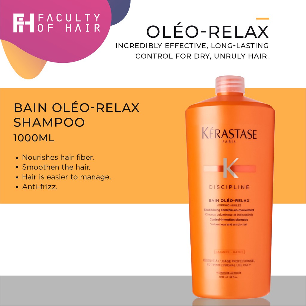 Kerastase Discipline Bain Oleo Relax Shampoo (1000ml) | Shopee Singapore
