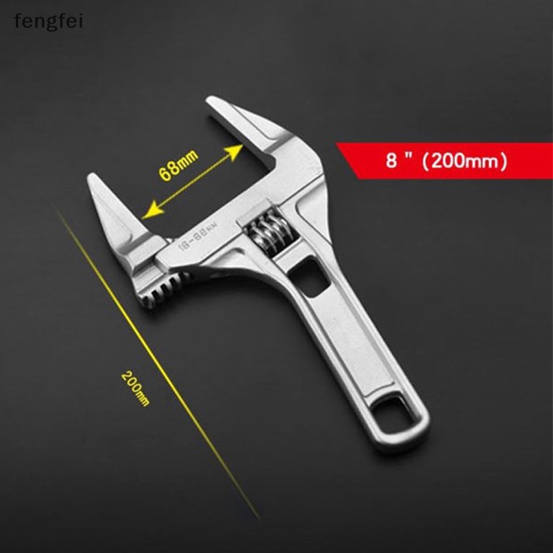 FF Adjustable Spanner Short Shank Large Openings Wrench Head Depth ...