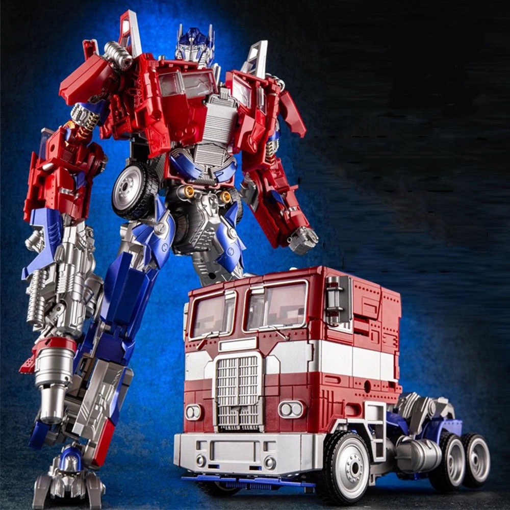 30cm Transformers Optimus Prime Action Figure Toys Alloy Robot Car ...