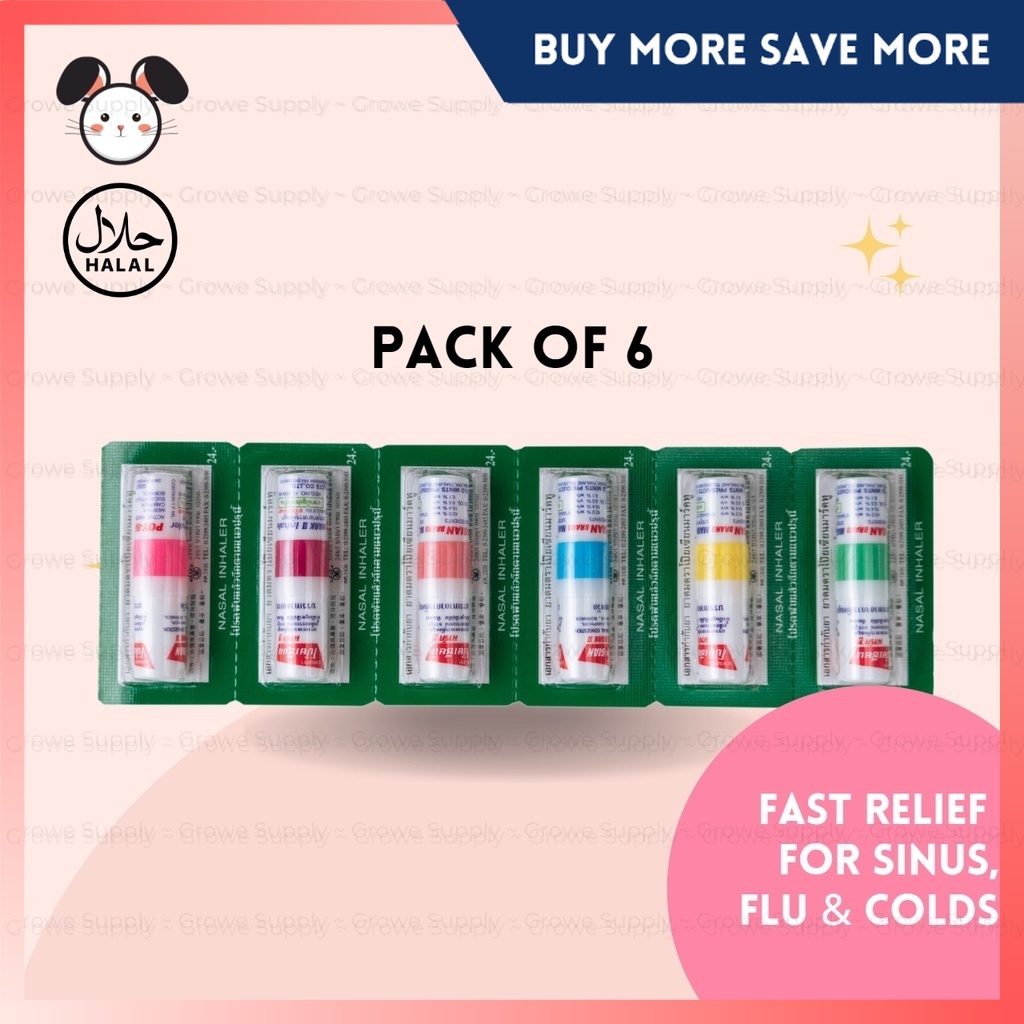 [SG INSTOCK] Poy Sian Menthol Essential Oil Nasal Inhaler / Roll-on ...