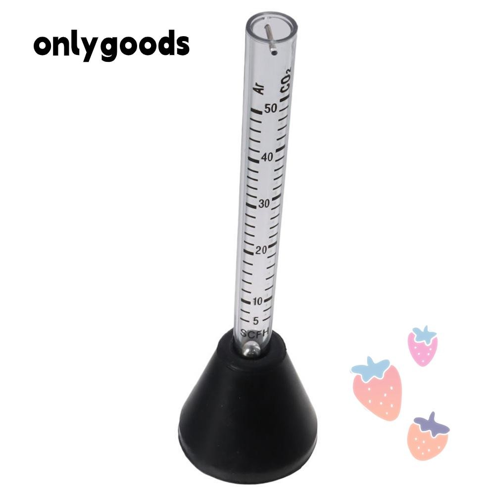 ONLYGOODS1 Gas Flow Meter Tester, 0-50L/min Transparent+Black Flowmeter ...