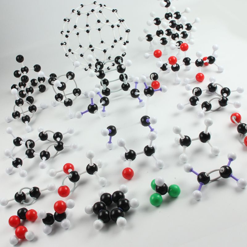 Demonstration of Organic Inorganic Chemical Molecular Structure Model a ...