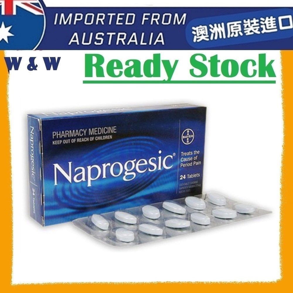 [EXP 01/2027] Bayer Naprogesic 275mg Tablets 痛经片 ( 24 Pack ) ( Made in ...