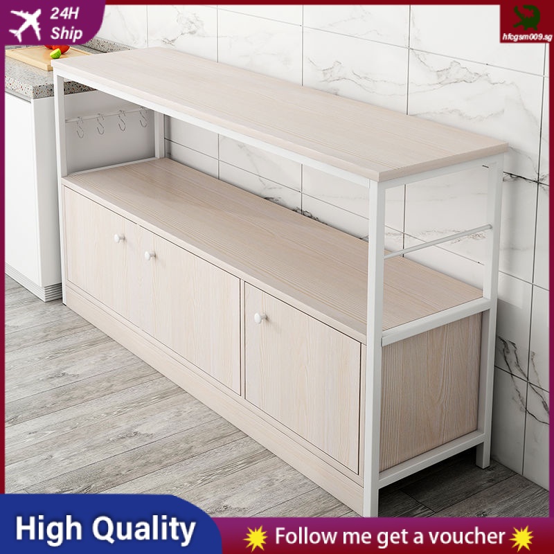 [48h Shipping] Cabinet kitchen storage rack floor multi-layer storage ...