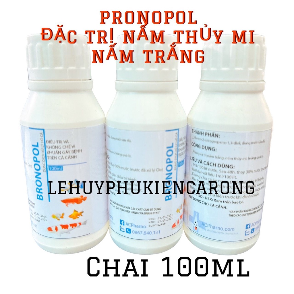 Bronopol Prevents Water Fungus, White Fungus for Goldfish, Arowana Fish ...