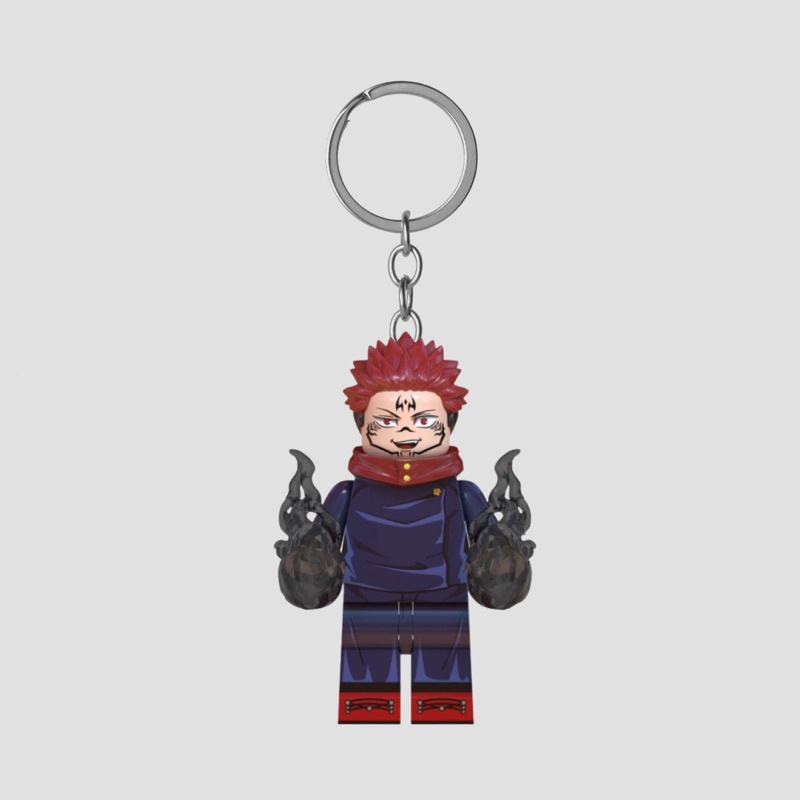 Keychain LEGO Minifigure Yuji Itadori Jujutsu Kaisen | Shopee Singapore