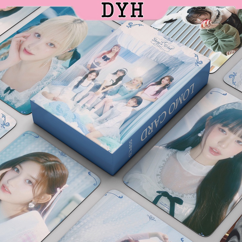 DYH 55pcs/box IVE Photocards 2024 season's greetings Album KPOP LOMO Card Collection Card ...