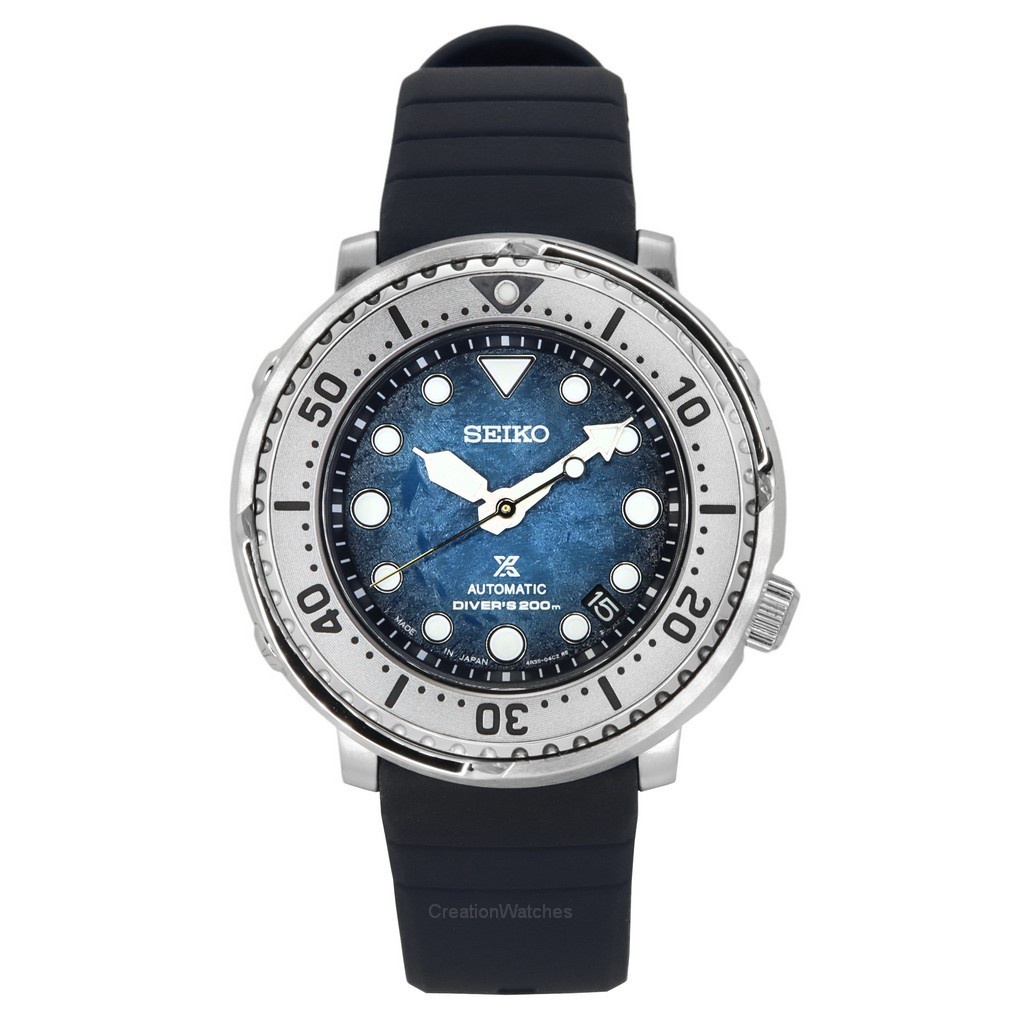 [Creationwatches] Seiko Prospex Save The Ocean Special Edition Blue Dial Automatic Divers ...