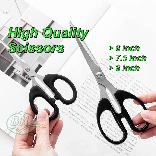 Big Hole Handler Scissors/ Gunting Stainless Steel 6”/ 7.5”/ 8 ...