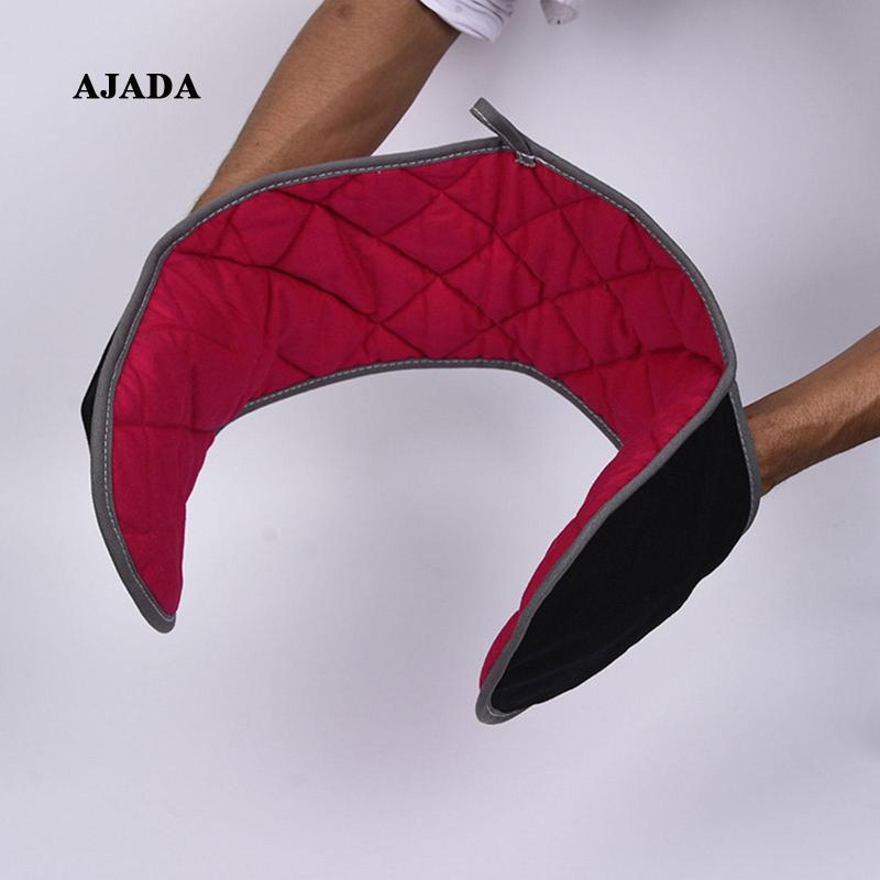[ Long Double Oven Mitts Quilted Non Slip BBQ Mittens Cooking Gloves ...