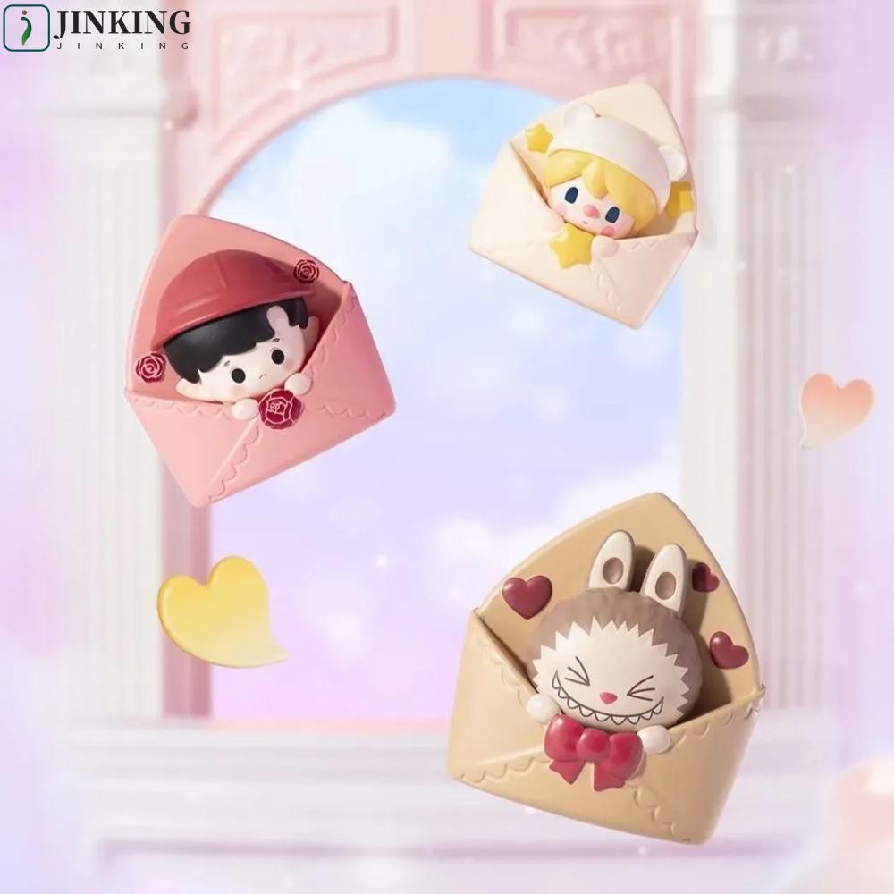 JINKING Love Letter Pop Bean, Mini Anime Figure Desktop Model Original ...